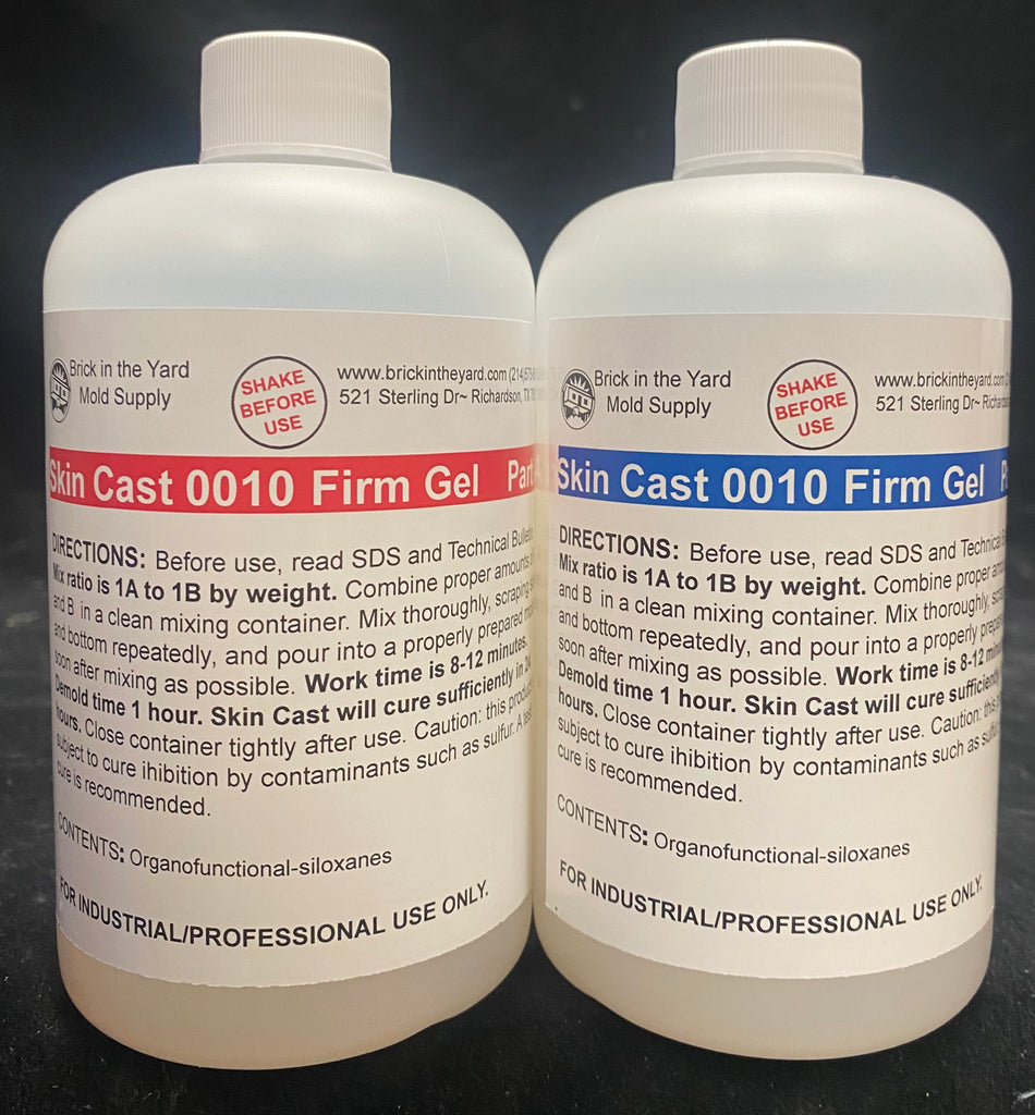Skin Cast Silicone - 0010 Firm Gel - All Kit Sizes – brickintheyard